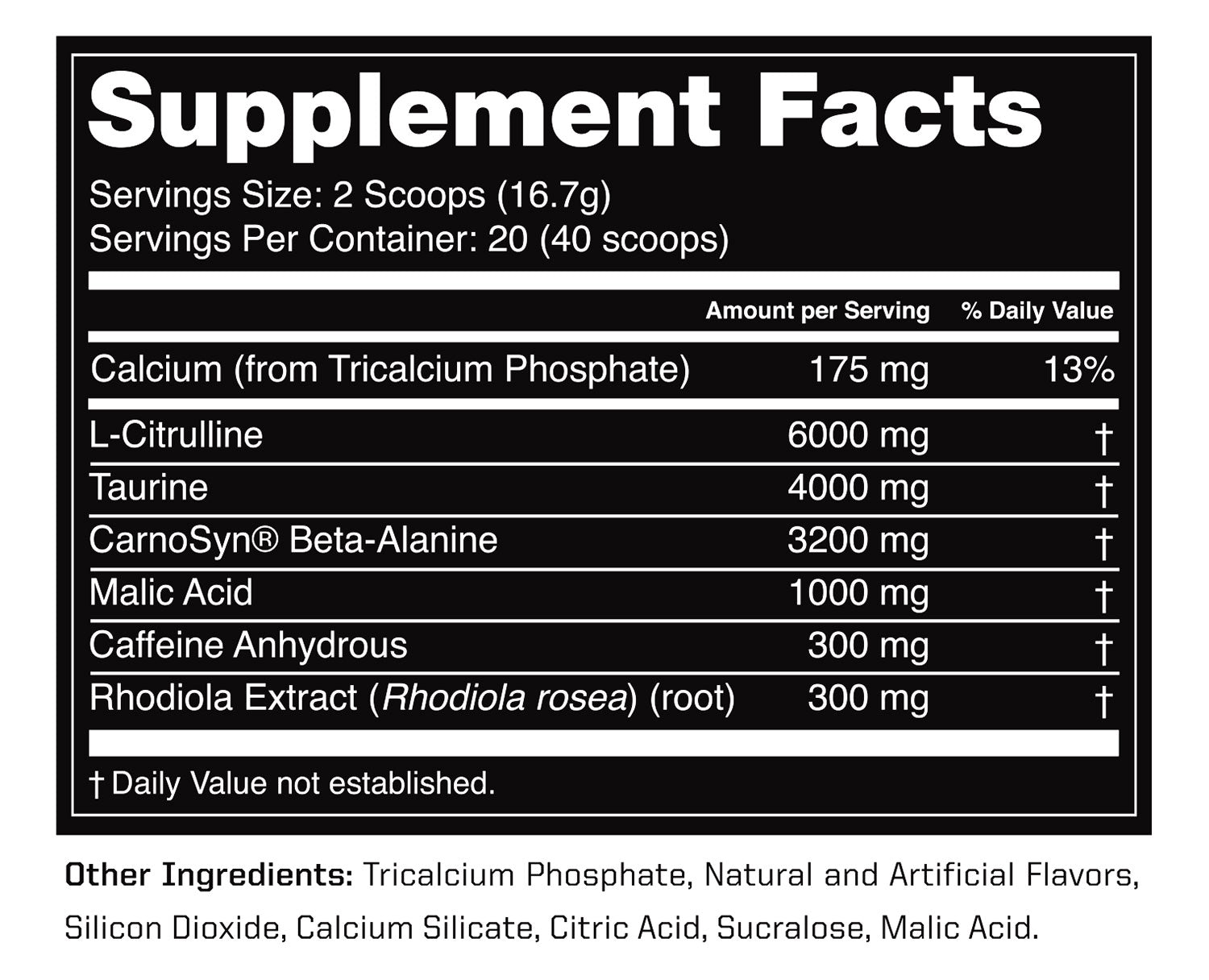 Pre-Workout Powder | Outwork Nutrition