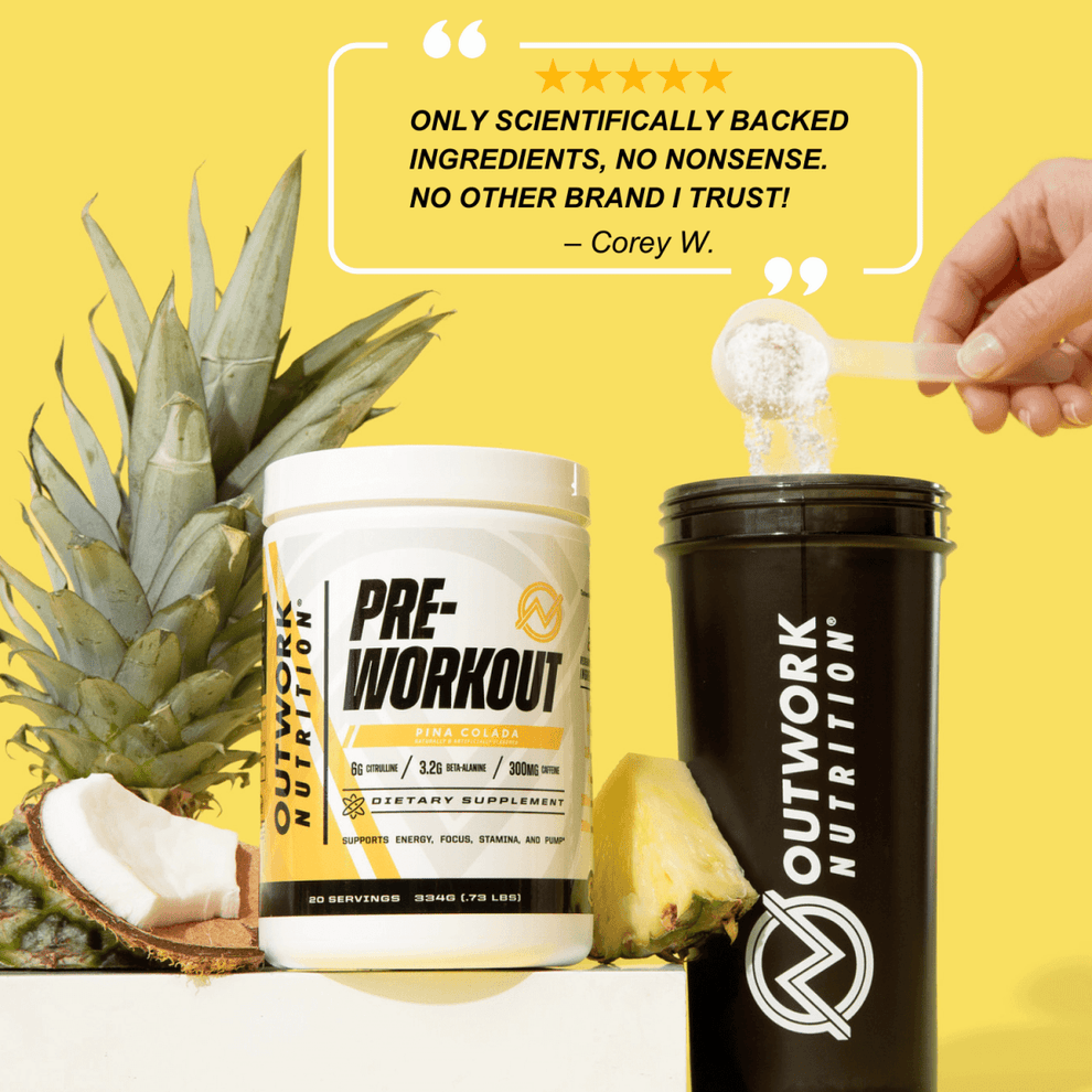 Pre-Workout Powder Supplement with Caffeine - Outwork Nutrition